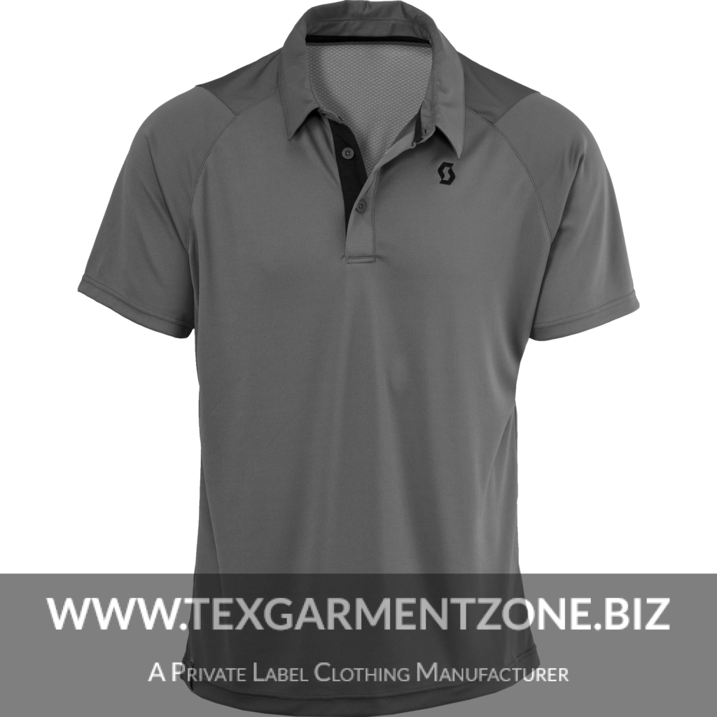 Men's Sports Polo Shirt Polyester Jersey Mesh | Tex Garment Zone